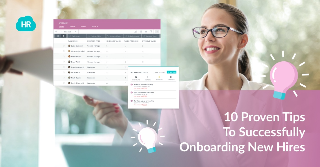 10 Proven Tips To Successfully Onboarding New Hires Hr Cloud